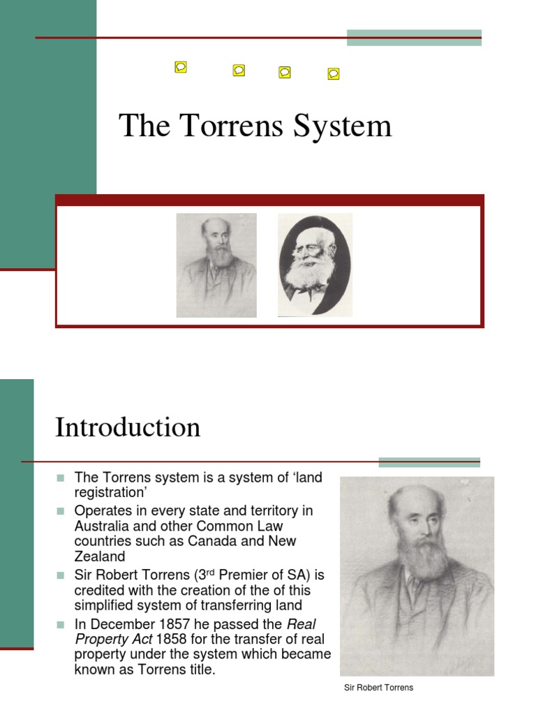 Torrens System | PDF | Deed | Real Property Law