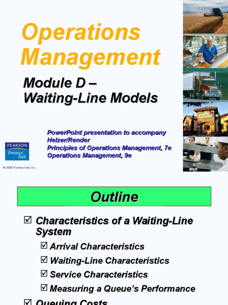Queuing Models Lecture Presentation | PDF | Applied Mathematics | Computing