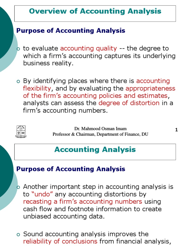 Accounting Analysis | PDF | Financial Statement | Accounting