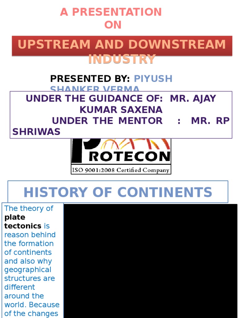 Presentation On Upstream And Downstream Industry Pdf Rock Geology