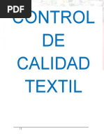 Defectos en Las Telas | PDF | Textiles | Telar