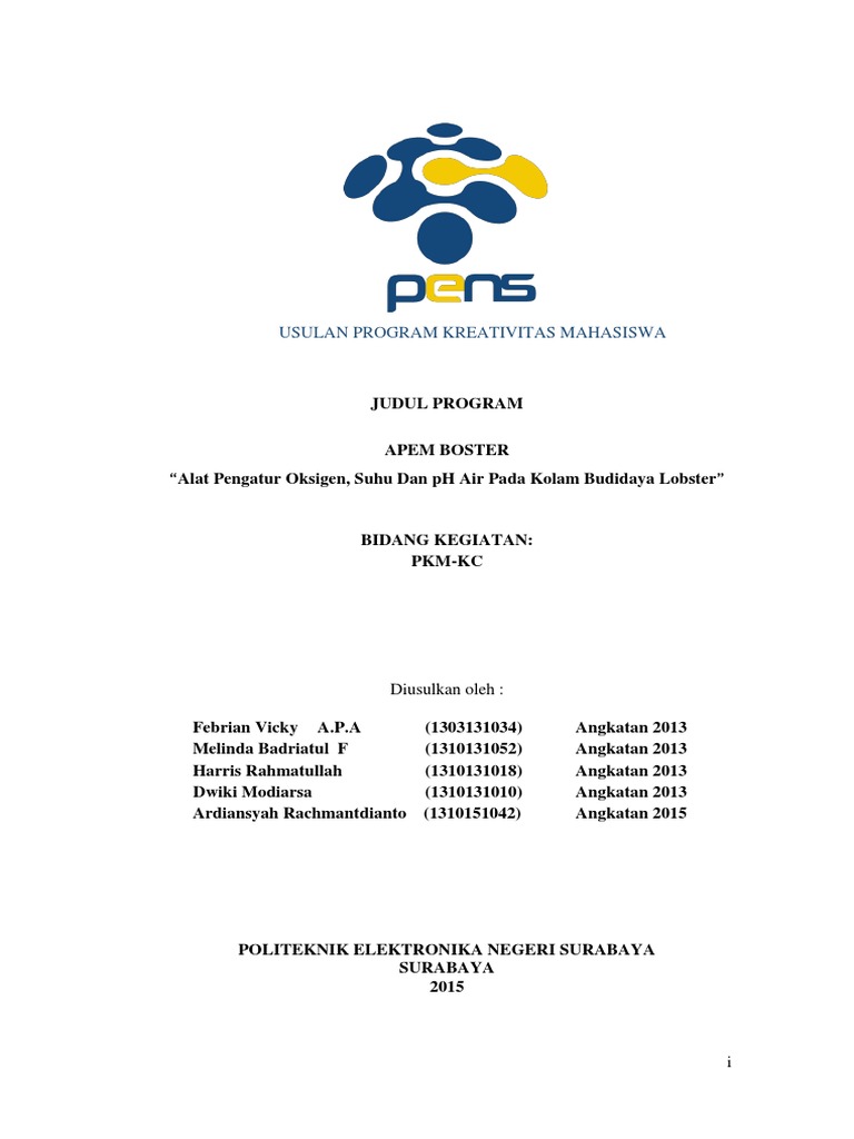 Febrian Vicky Andika Putra Aditya - Politeknik Elektronika Negeri ...