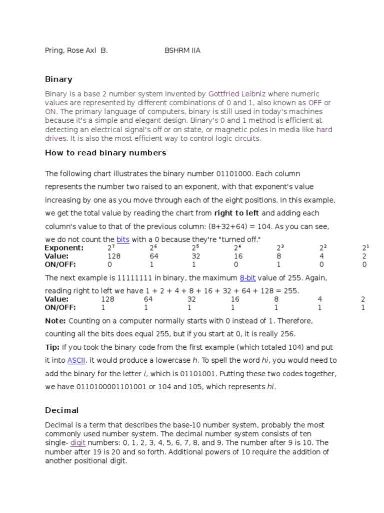 Binary | PDF | Byte | Naming Conventions