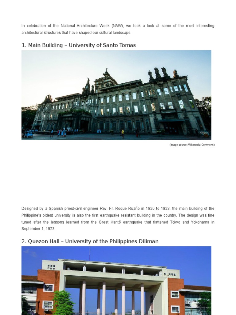 Sixteen Iconic Architectural Structures that Have Shaped Philippine ...