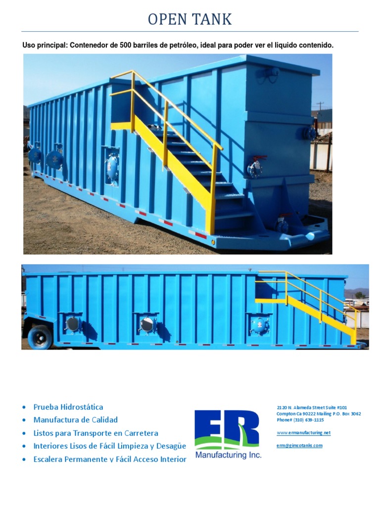 Open Tank | PDF
