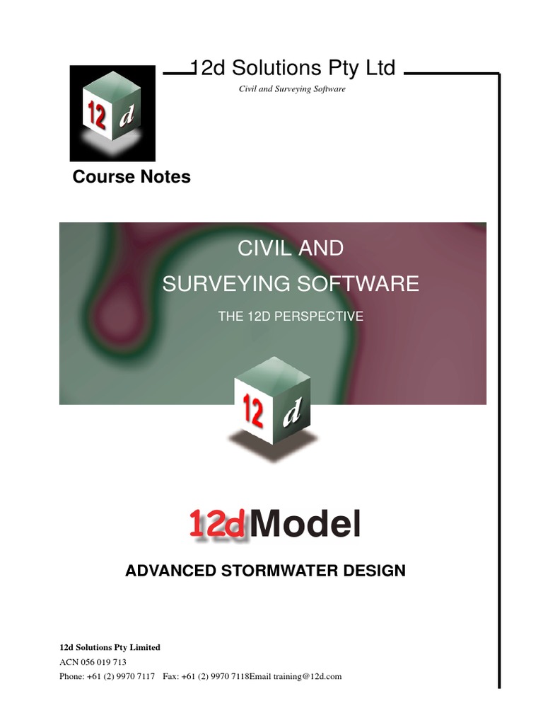 12d Advanced Stormwater | PDF | Spreadsheet | File Format
