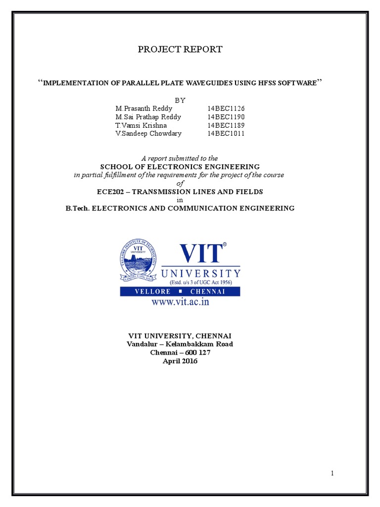 Parallel Plate Waveguides Using Hfss | PDF | Waveguide | Natural Philosophy