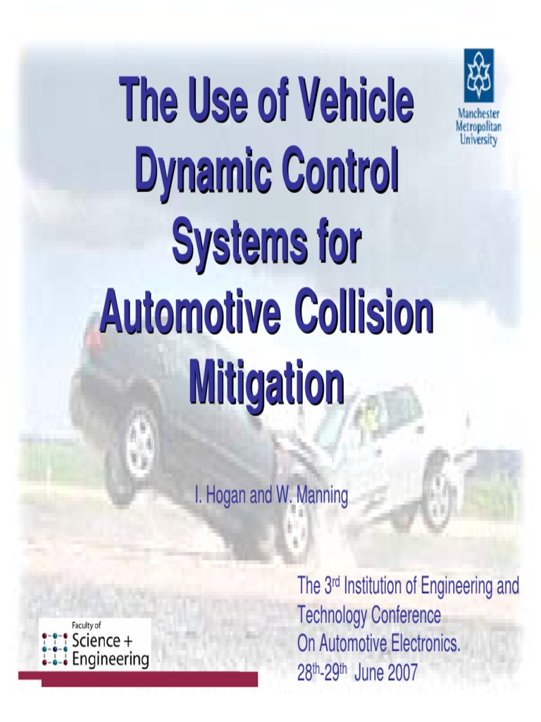 Vehicle Collision Mitigation Systems Research | PDF | Mechanical Engineering | Transport