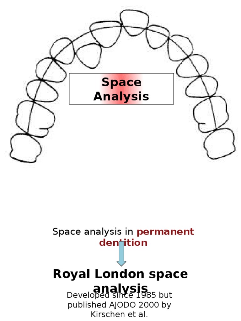 Space Analysis | PDF | Tooth | Dental Anatomy