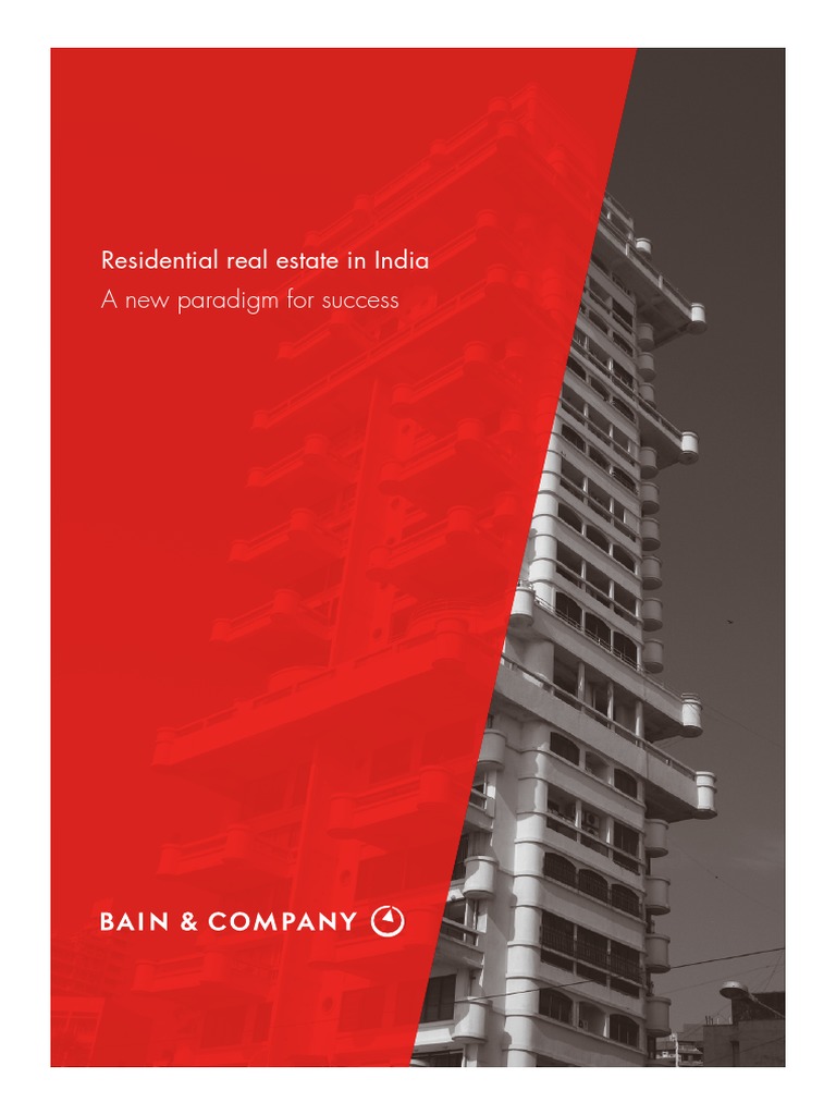 Bain Report India Real Estate | PDF | Business Model | Economic Growth