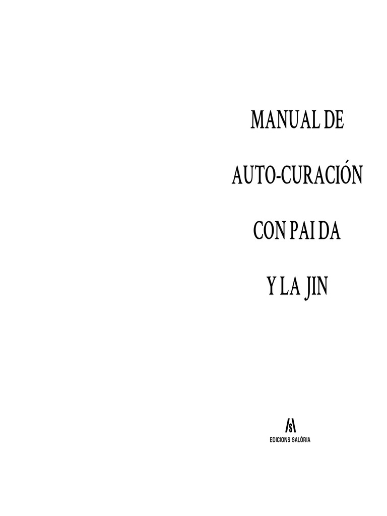 Libro XIAO HONGCHI Paida and Lajin Self-Healing in Spanish | PDF ...
