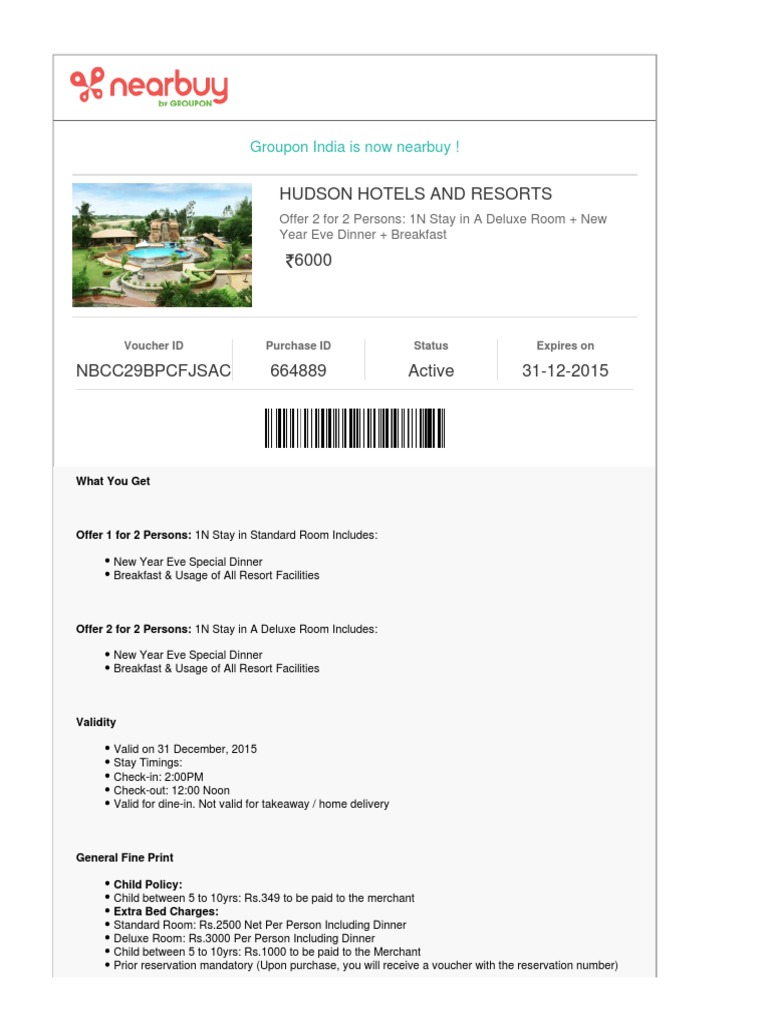 Hudson Hotels and Resorts: Groupon India Is Now Nearbuy ! | Download ...