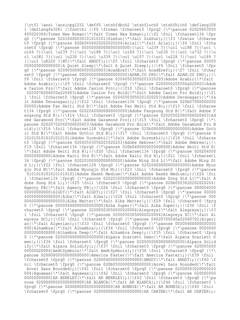 Font Types and Examples | PDF | Technology & Engineering