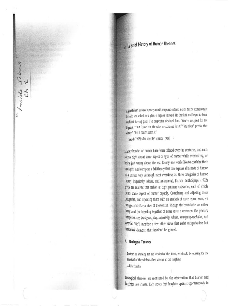 Inside Jokes Ch.4 | PDF