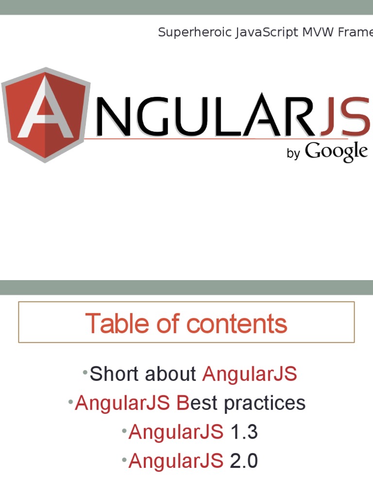 Superheroic Javascript MVW Framework | PDF | Angular Js | Scope (Computer Science)