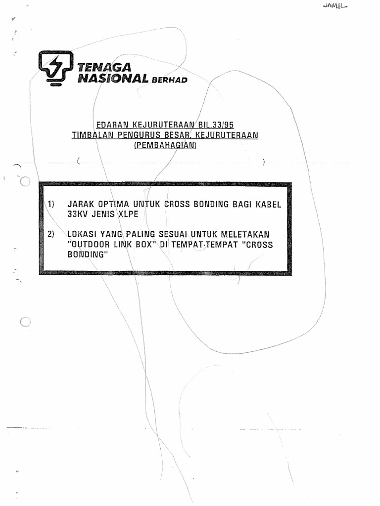 Crossbonding System For MV Single Core Cable | PDF