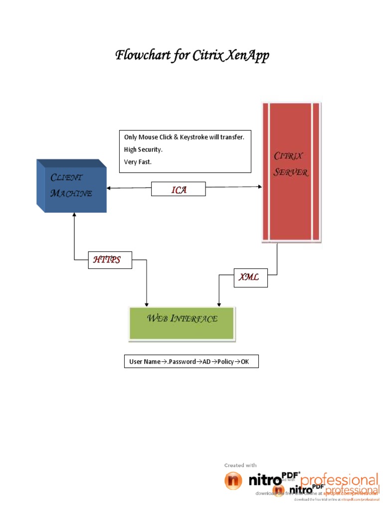Citrix XenApp Flowchart Guide | PDF