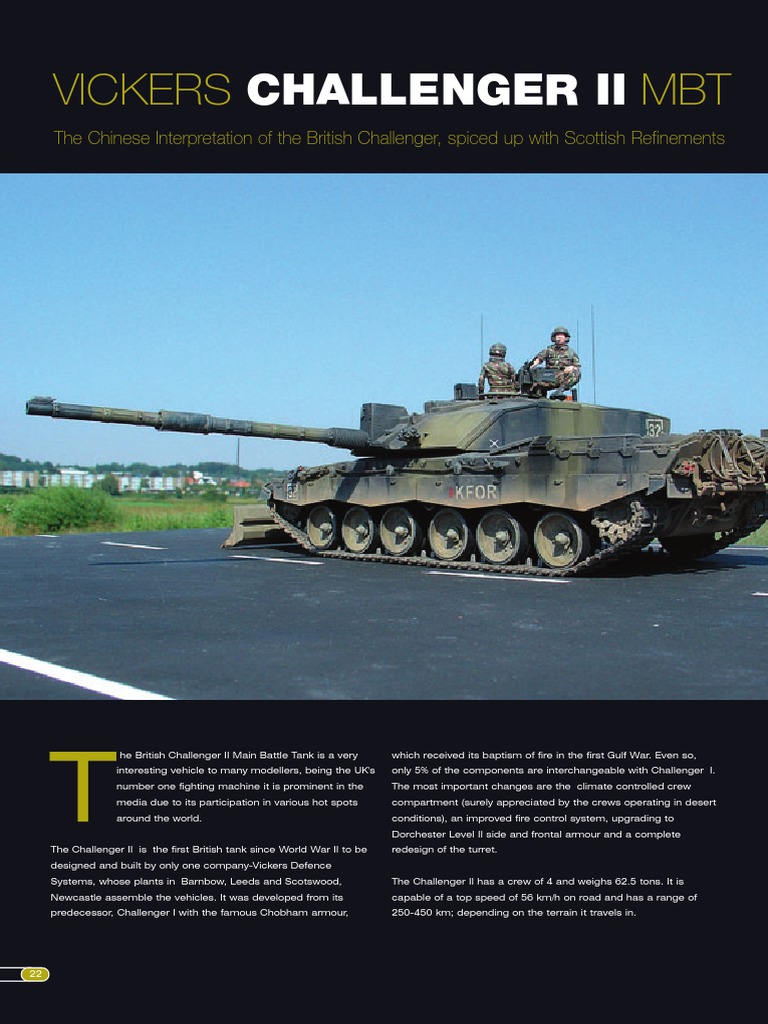 Challenger II Tank Armour Overview | PDF | Armoured Fighting Vehicles ...