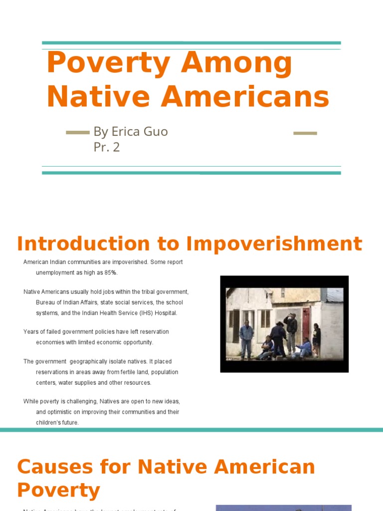 Poverty On Native American Reservations | PDF | Native Americans In The ...