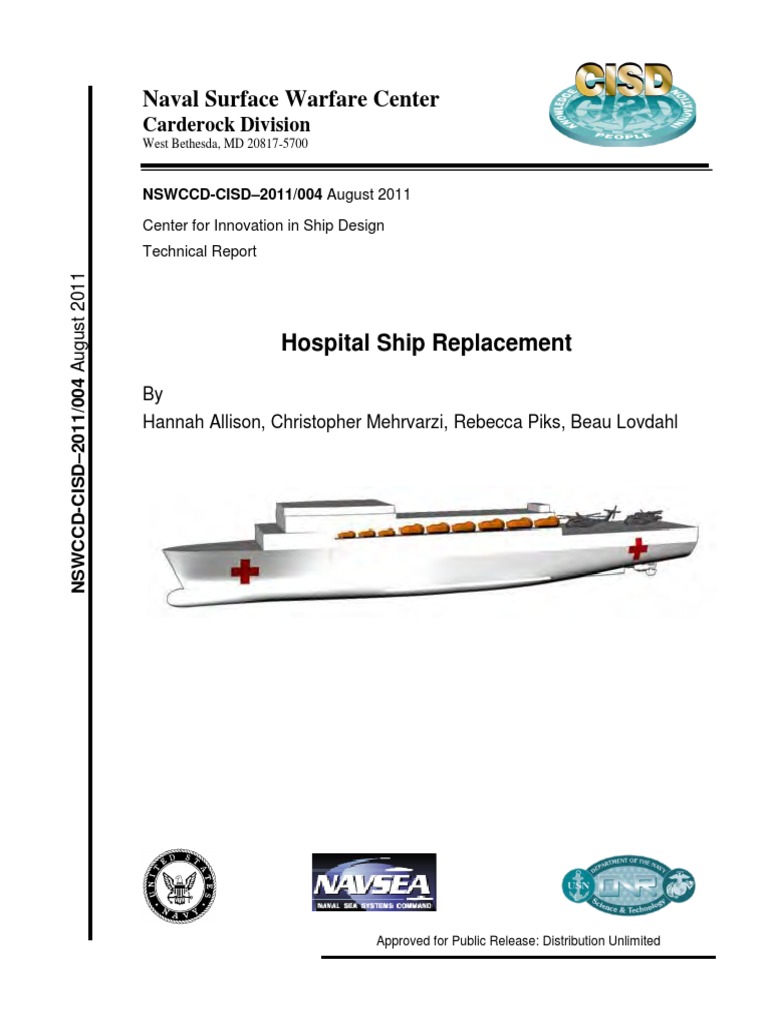 Design Hospital Ship | PDF | Ships | United States Navy