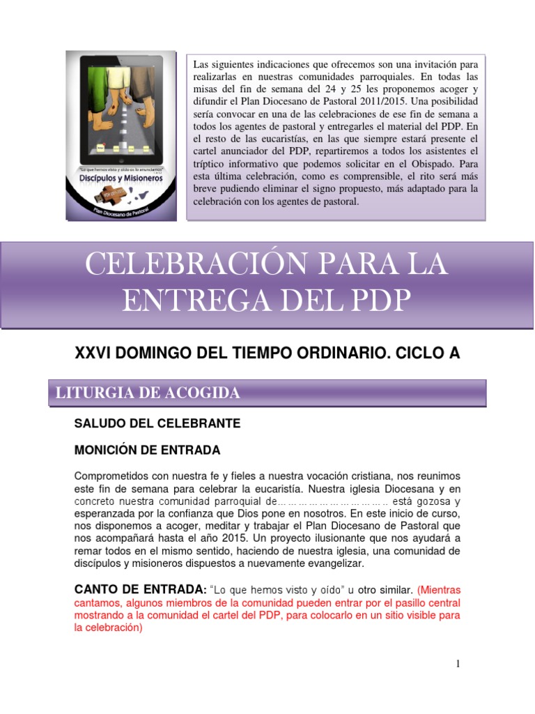 Rito Del Effeta Bautismo | PDF | eucaristía | Misa (liturgia)