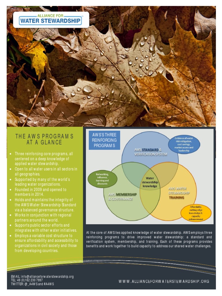 Brochure For Aws | PDF | Sustainability | Public Sphere