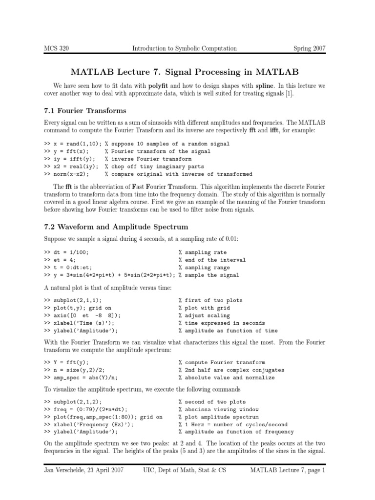 Fourier Transform Pdf Spectral Density Fourier Transform