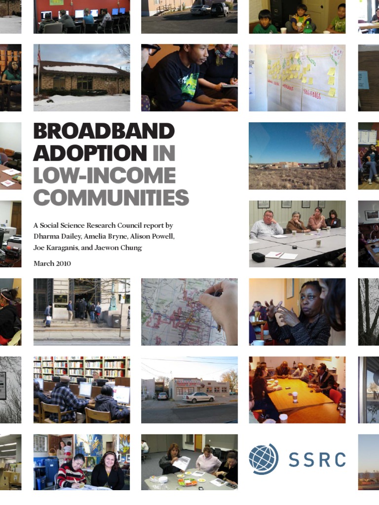 Broadband Adoption in Low Income Communities | PDF | Internet Access ...