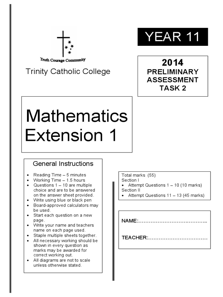 Extension Math 2014 | PDF | Cartesian Coordinate System | Space