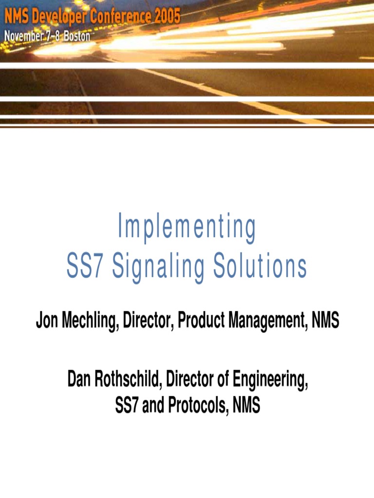 Implementing SS7 Signaling | Download Free PDF | Gateway (Telecommunications) | Computer Network