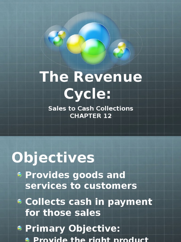 The Revenue Cycle:: Sales To Cash Collections | PDF | Invoice | Inventory