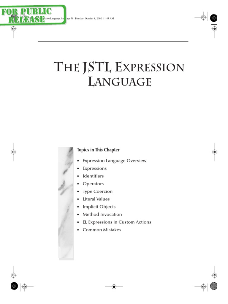 JSP Book JSTL | PDF | Java Server Pages | Boolean Data Type