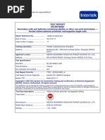 IEC 61427 Battery Testing Report | PDF | Rechargeable Battery ...