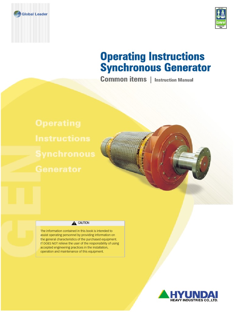 1646 - Generator Operating Manual | PDF | Rectifier | Transformer