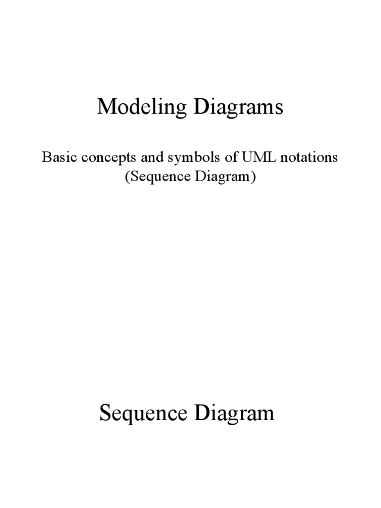 OOSE Week 07-UML Sequence Diagram | PDF | Unified Modeling Language ...