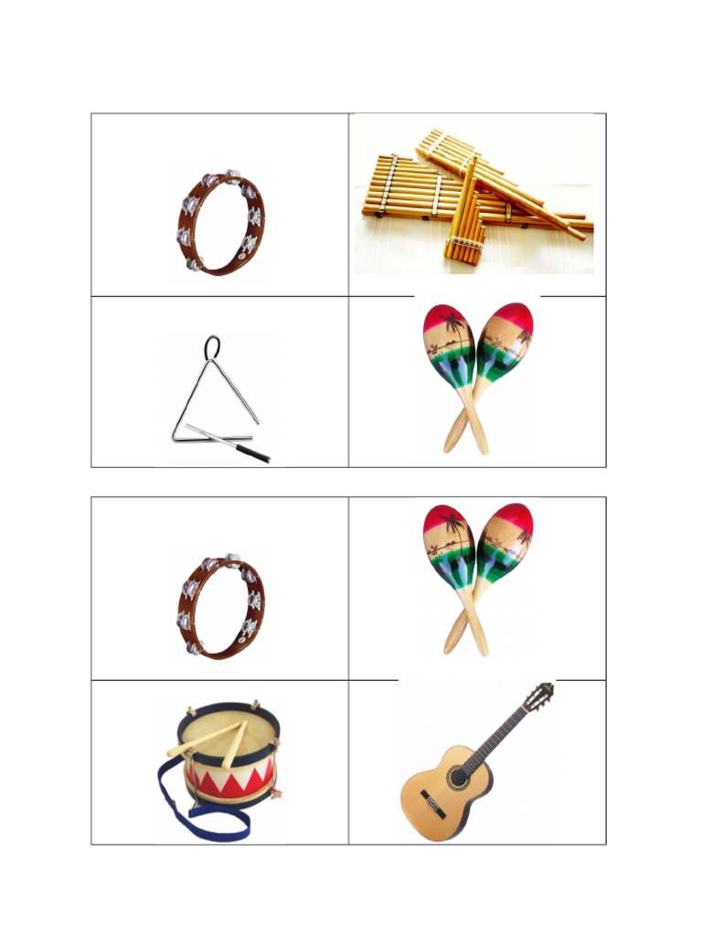 Bingo de Instrumentos | PDF