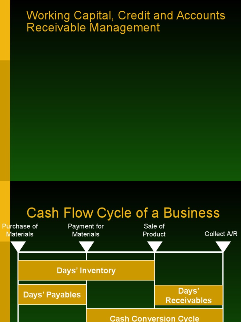 Working Capital, Credit and Accounts Receivable Management | PDF ...