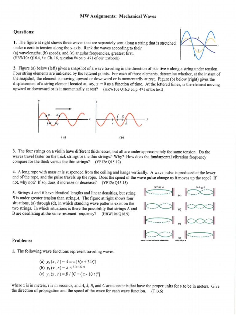 All Assignments (2016) | PDF | Lens (Optics) | Diffraction