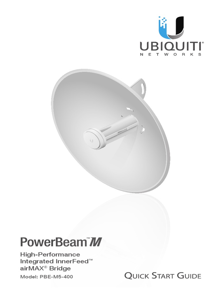 PowerBeam PBE-M5-400 QSG | PDF | Antenna (Radio) | Electromagnetic ...