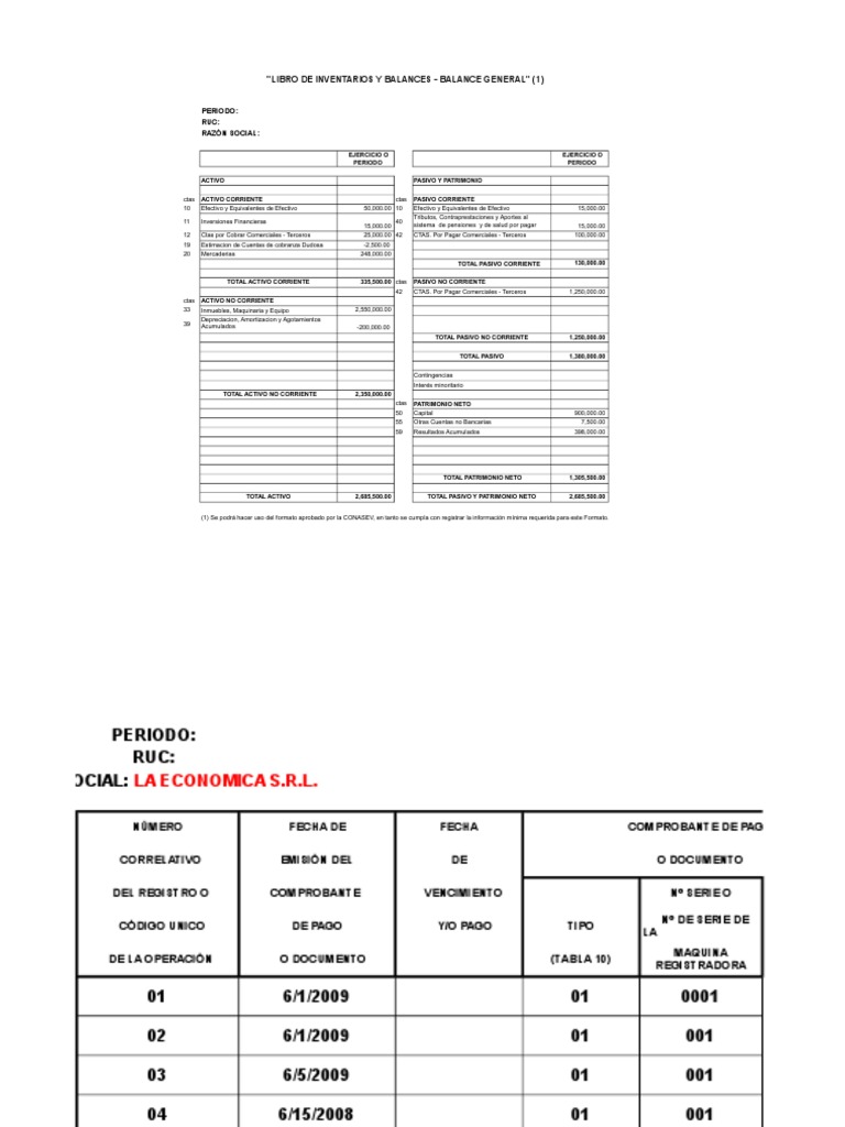 Formatos Libros Contables Actuales 2 Aydee Imprimir | Pensión ...