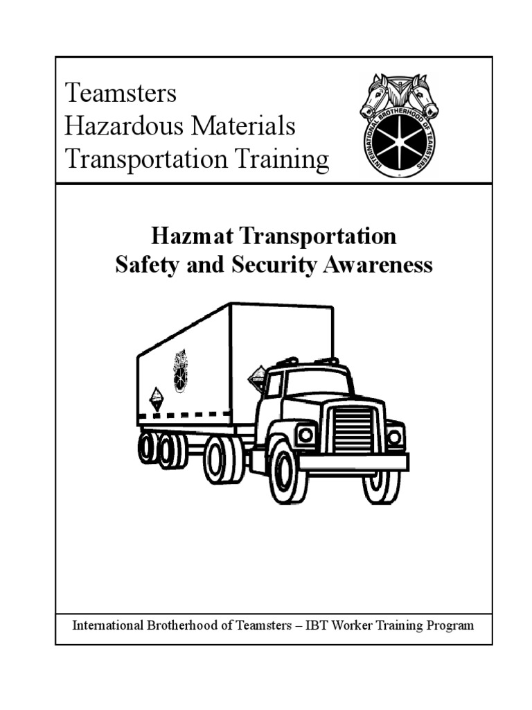 Hazmat Transportation & Security Awareness Training | Dangerous Goods ...