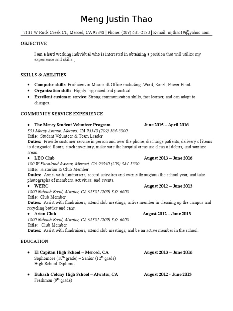 Justin Resume | PDF