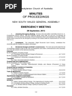 Sangguniang Kabataan Minutes Sample | PDF | Chairman | Secretary