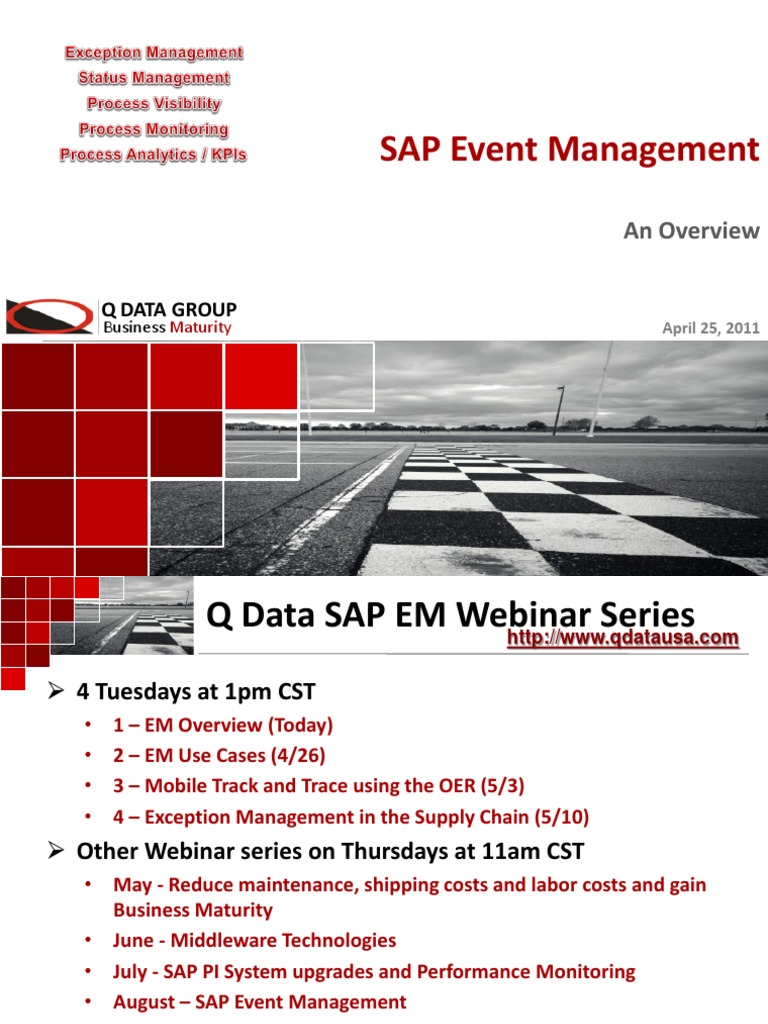 SAP Event Management Overview | PDF | Business Process | Sap Se