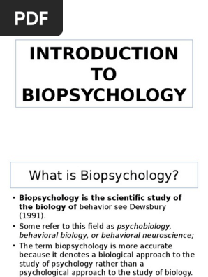 Biological Psychology Examples