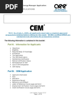 CEM Annex G Submission Guidelines | PDF