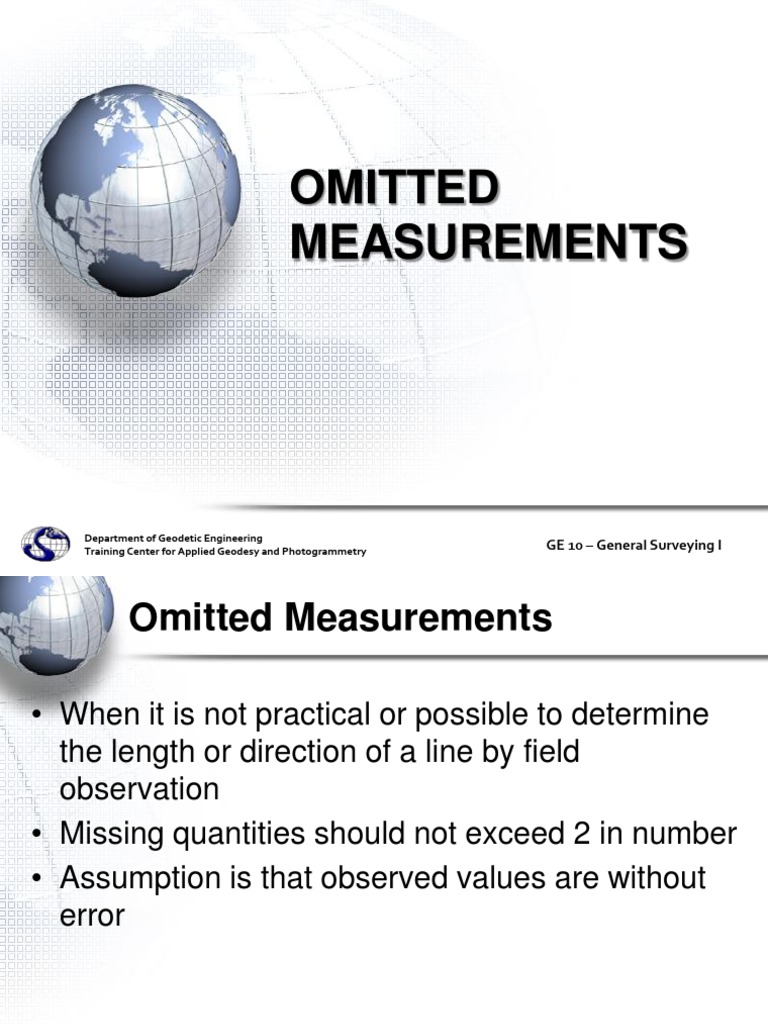 Lecture 10B - Area Computation Techniques and Omitted Measurements ...