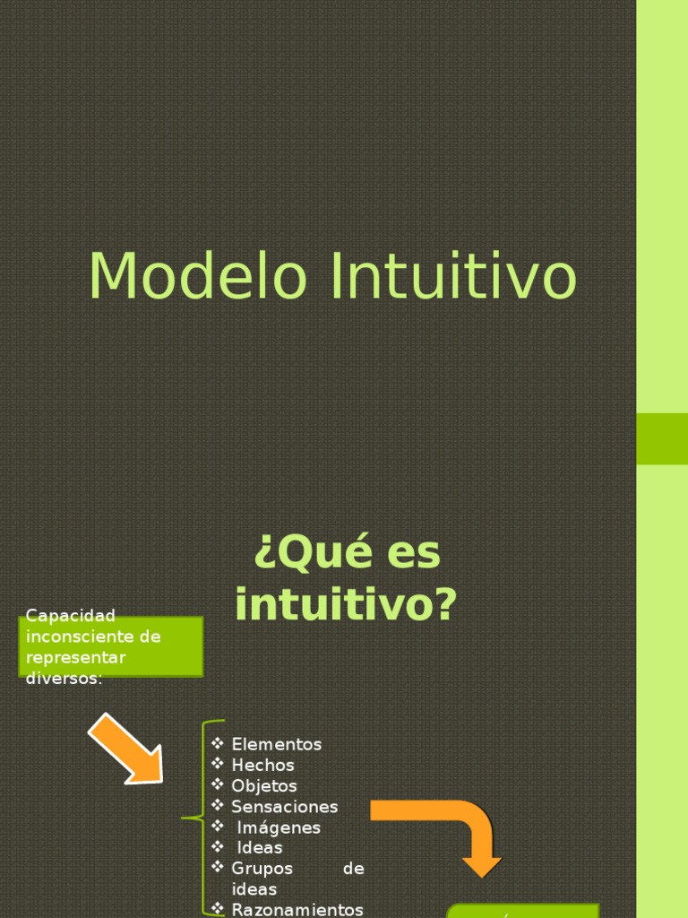 Modelo Intuitivo | PDF