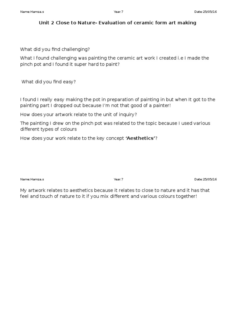 Ceramic Art Challenges & Aesthetics | PDF | Language Arts & Discipline ...
