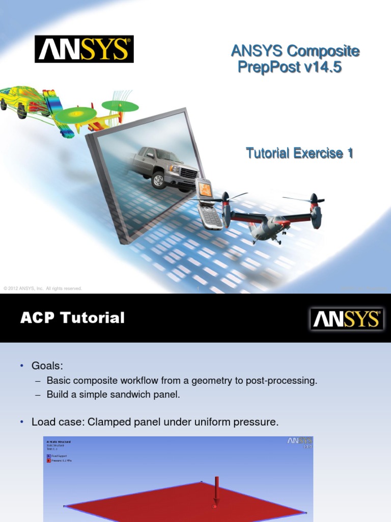 ACP Tutorial Ex1 | PDF | Composite Material | Deformation (Mechanics)